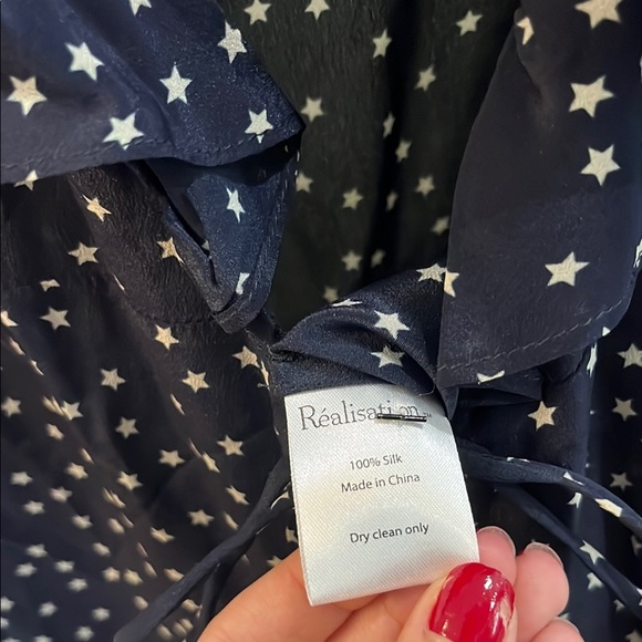 Realisation Par | Dresses | Realisation Par Blue Fit And Flare Wrap ...